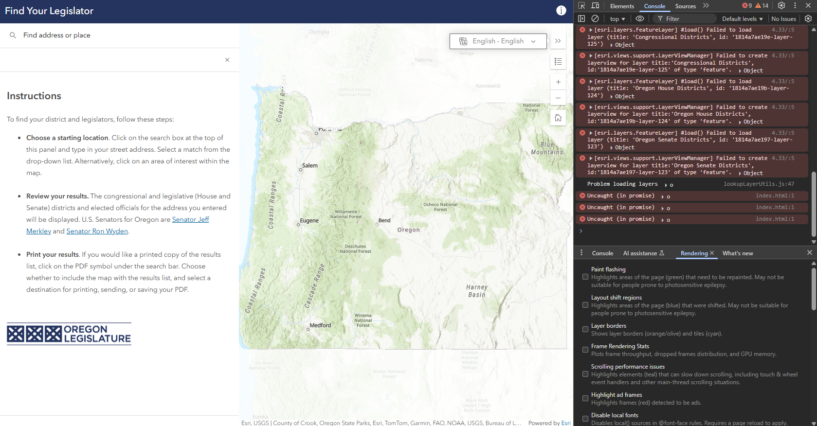 Zone Lookup App No Longer Loading Layers - Esri Community