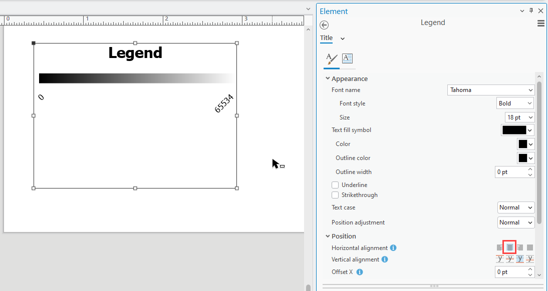 Legend Title Alignment Ignored in Layout View - Esri Community