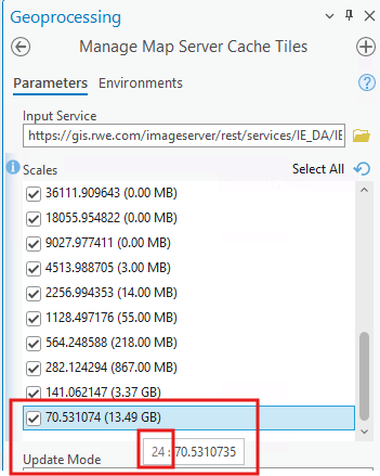 Fix the Caching tools tooltips for cache levels - Esri Community