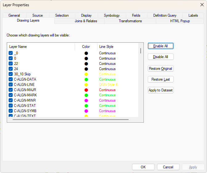 Solved: CAD file Drawing Layers - Choose which drawing lay... - Esri ...