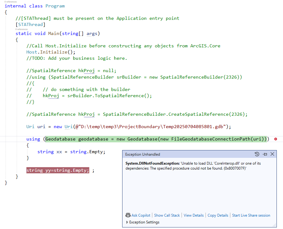 ArcGIS Pro CoreHost standalone Program Issue - Esri Community