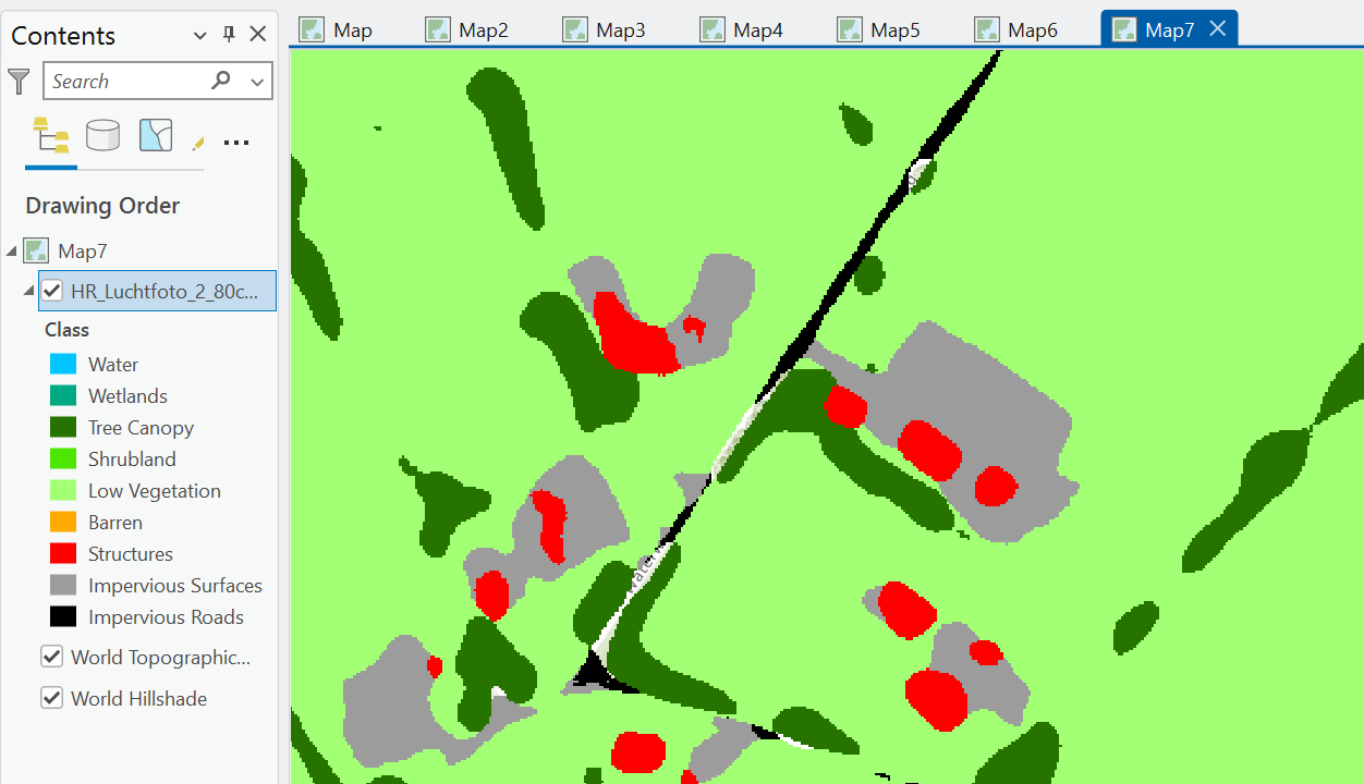 Output raster of Classify pixels using deep learni... - Esri Community