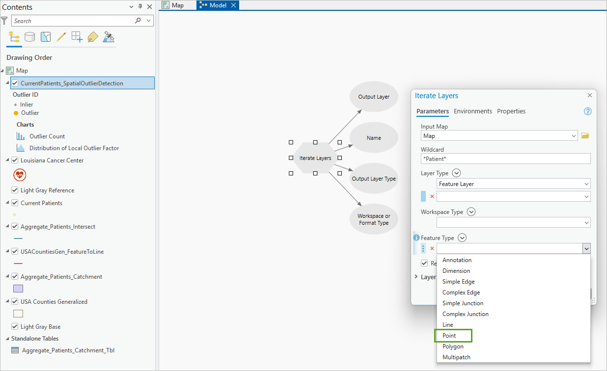 Solved: Selecting Polygons from Several Layers of Points. - Esri Community