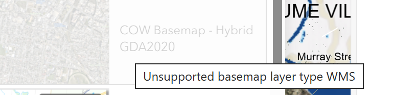 Can't switch to basemaps with WMS link in Scene Vi... - Esri Community