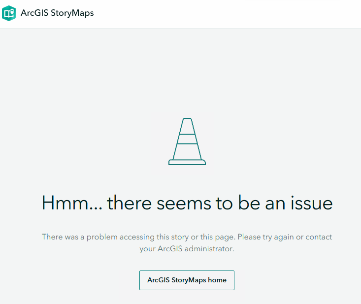 Solved: Web Maps Not Displaying in StoryMaps - Page 8 - Esri Community