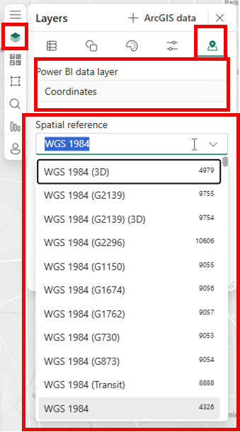 PowerBI Map Projection Options - Esri Community