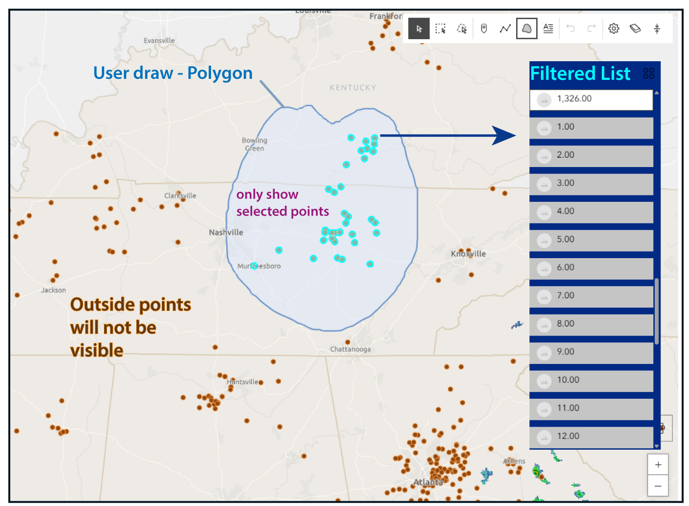 How can I perform spatial filtering in ArcGIS Onli... - Esri Community