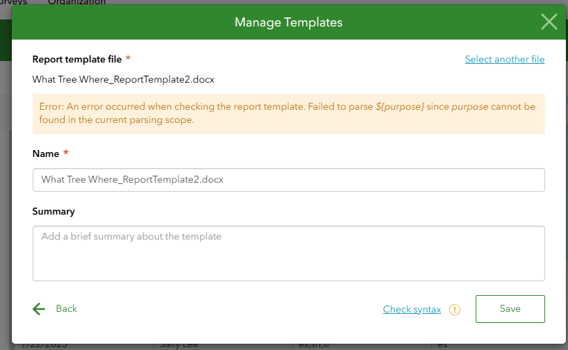 Solved: Survey123 report template: incomplete field parse ... - Esri ...