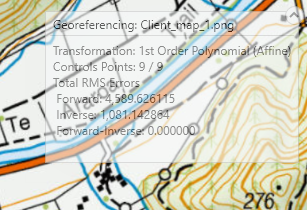 ArcGIS Pro georeferencing RMS box - offer option t... - Esri Community