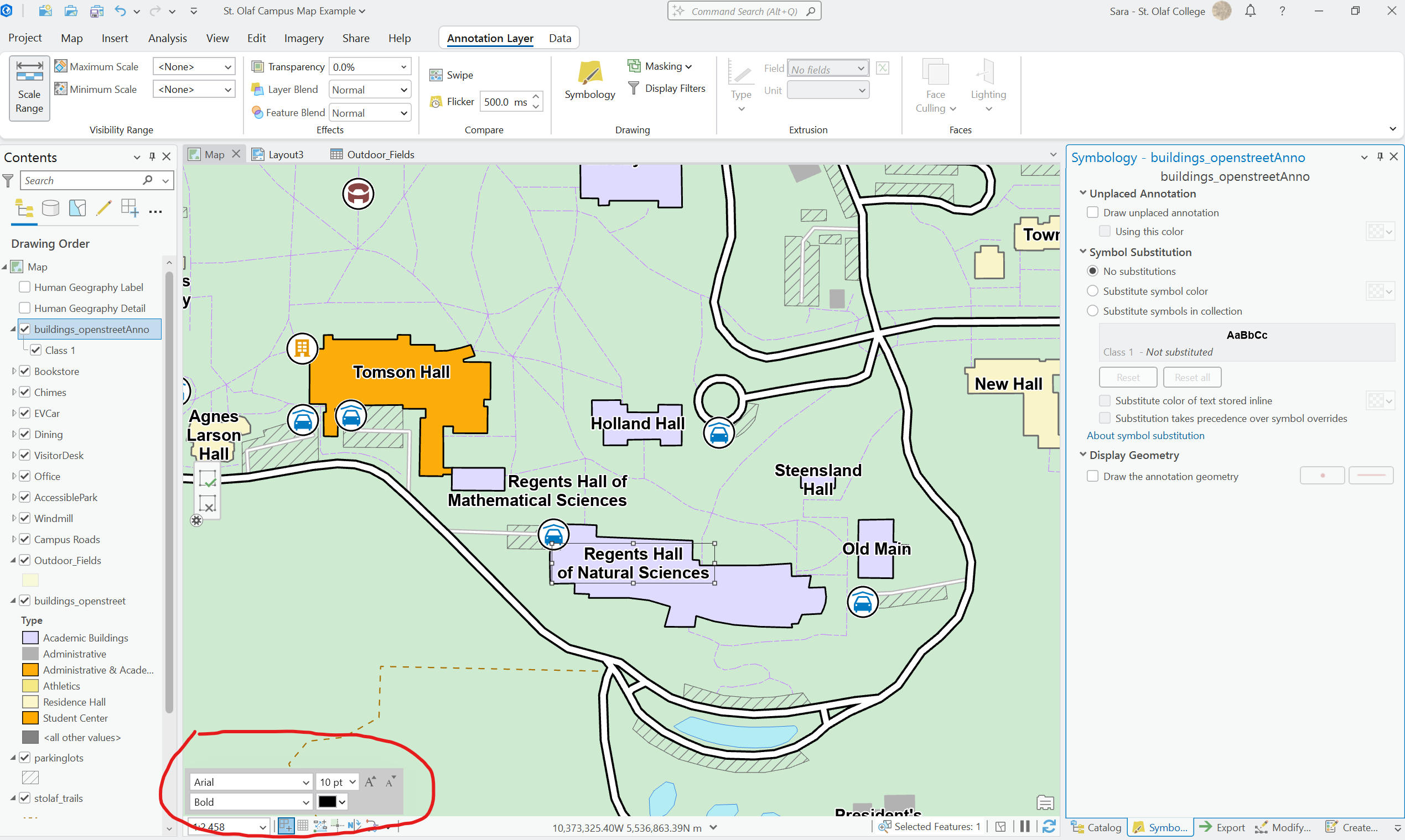 Add text alignment options to font/text annotation... - Esri Community