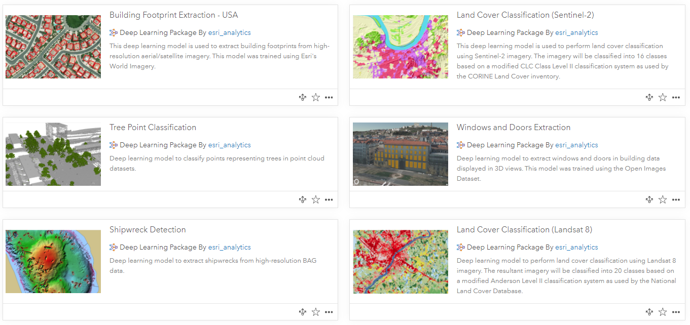 Ready-to-Use Geospatial Deep Learning Models - Esri Community