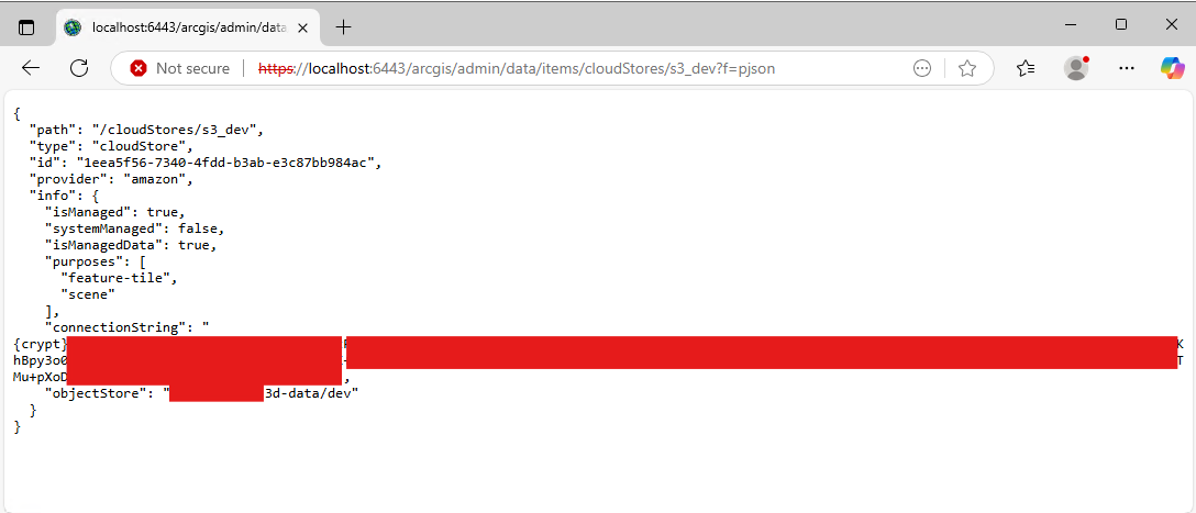 Solved Amazon S3 Bucket As Object Store In Arcgis Enterpr Esri Community