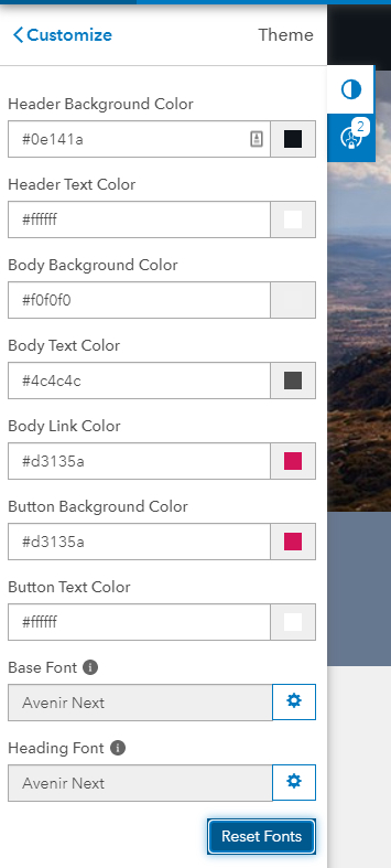 Custom Font ArcGIS Site Pages - Esri Community