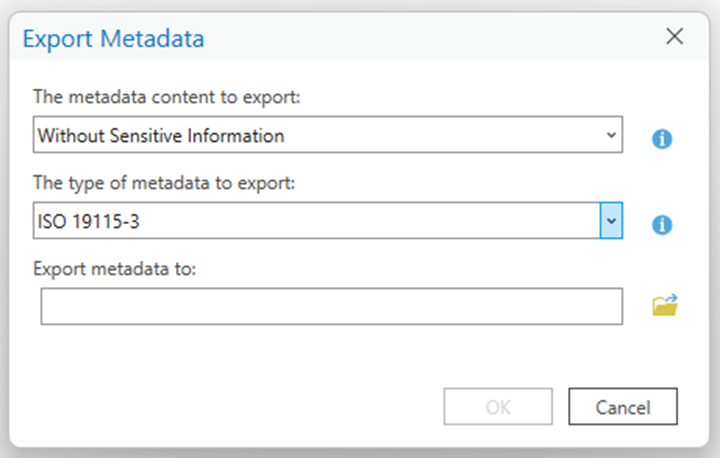 Solved: how do I export and import metadata? - Esri Community