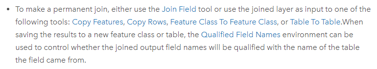 Solved: exporting a table join in ArcPro - Esri Community