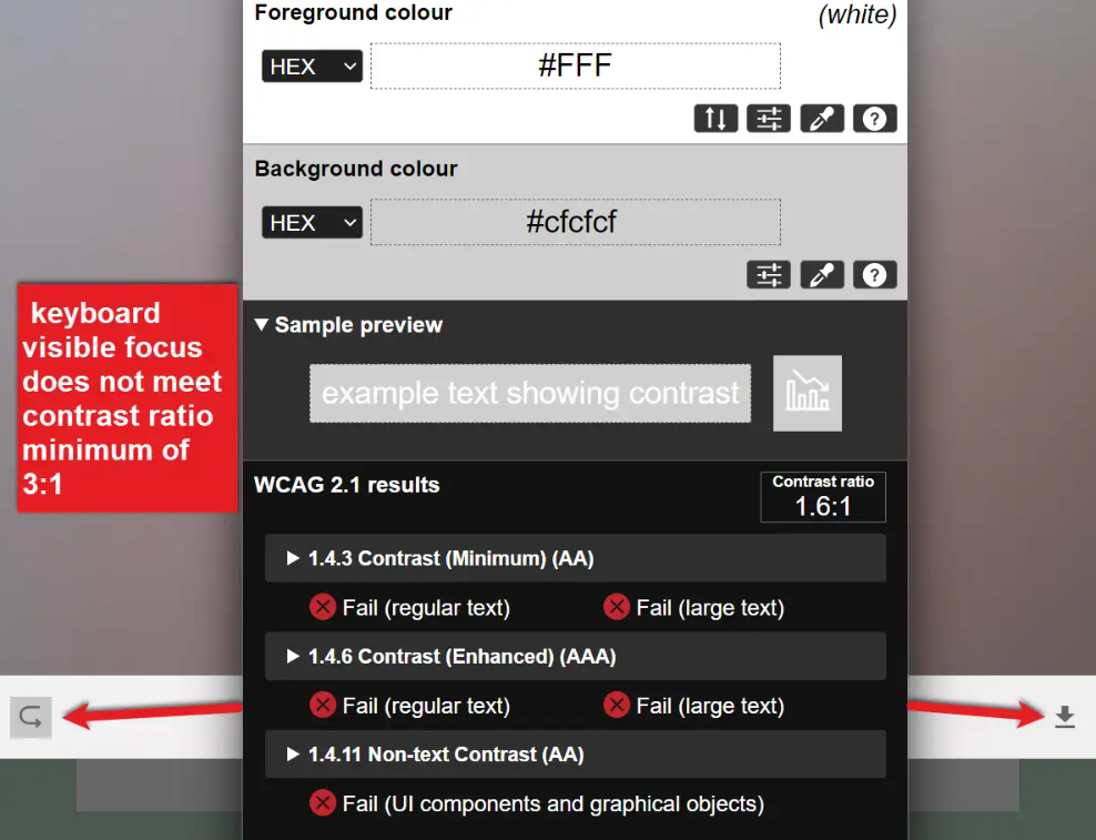Accessibility - color contrast in Survey123 form (... - Esri Community