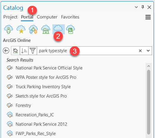 Solved: how do I add an online style (stylx) to my ArcGIS ... - Esri ...