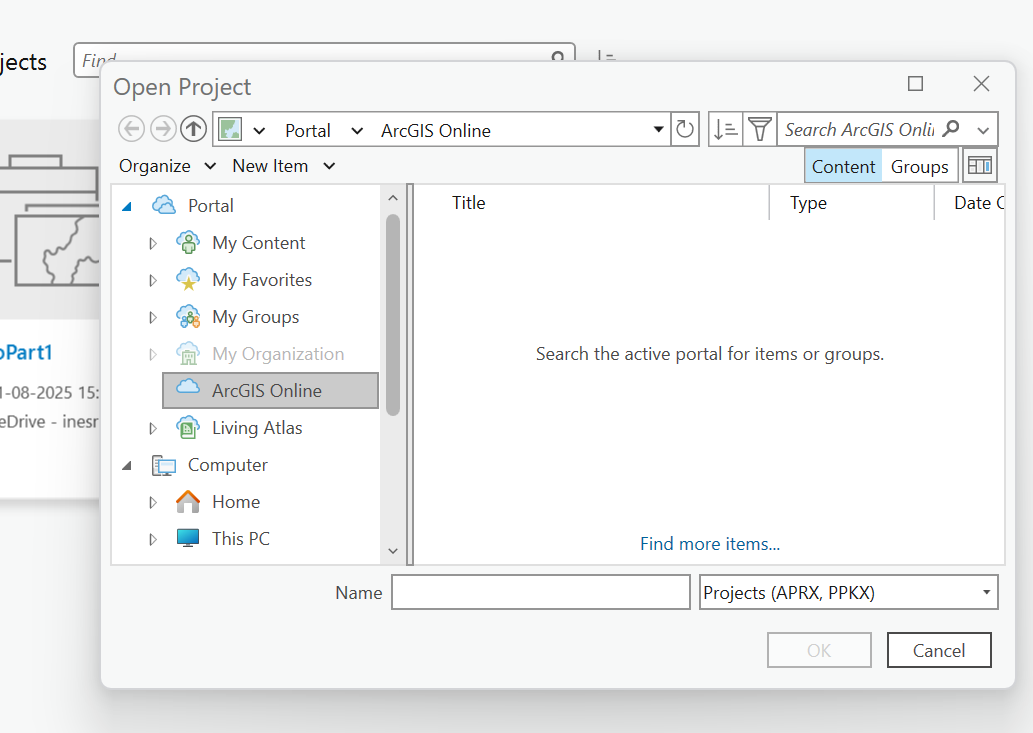 Unable to find sample Project for practise - Esri Community