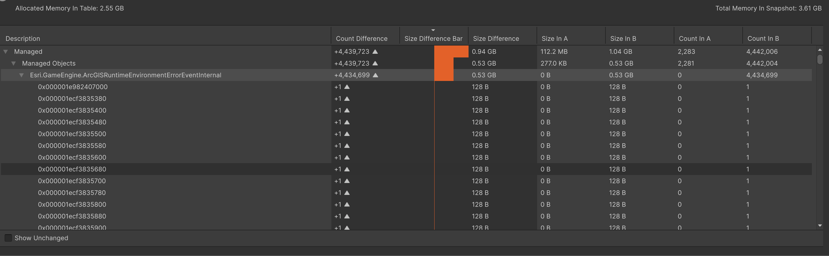 Solved: Unity 6 Memory leak - Esri Community