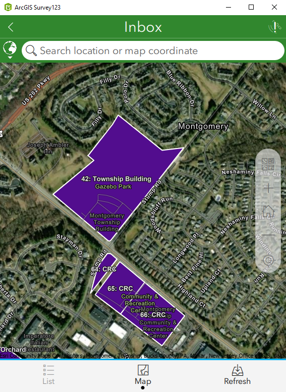 Survey123 Interactive Inbox Map - Esri Community