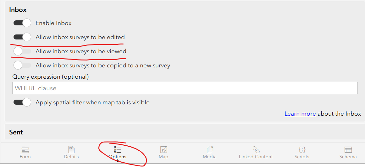 Survey123 Interactive Inbox Map - Esri Community