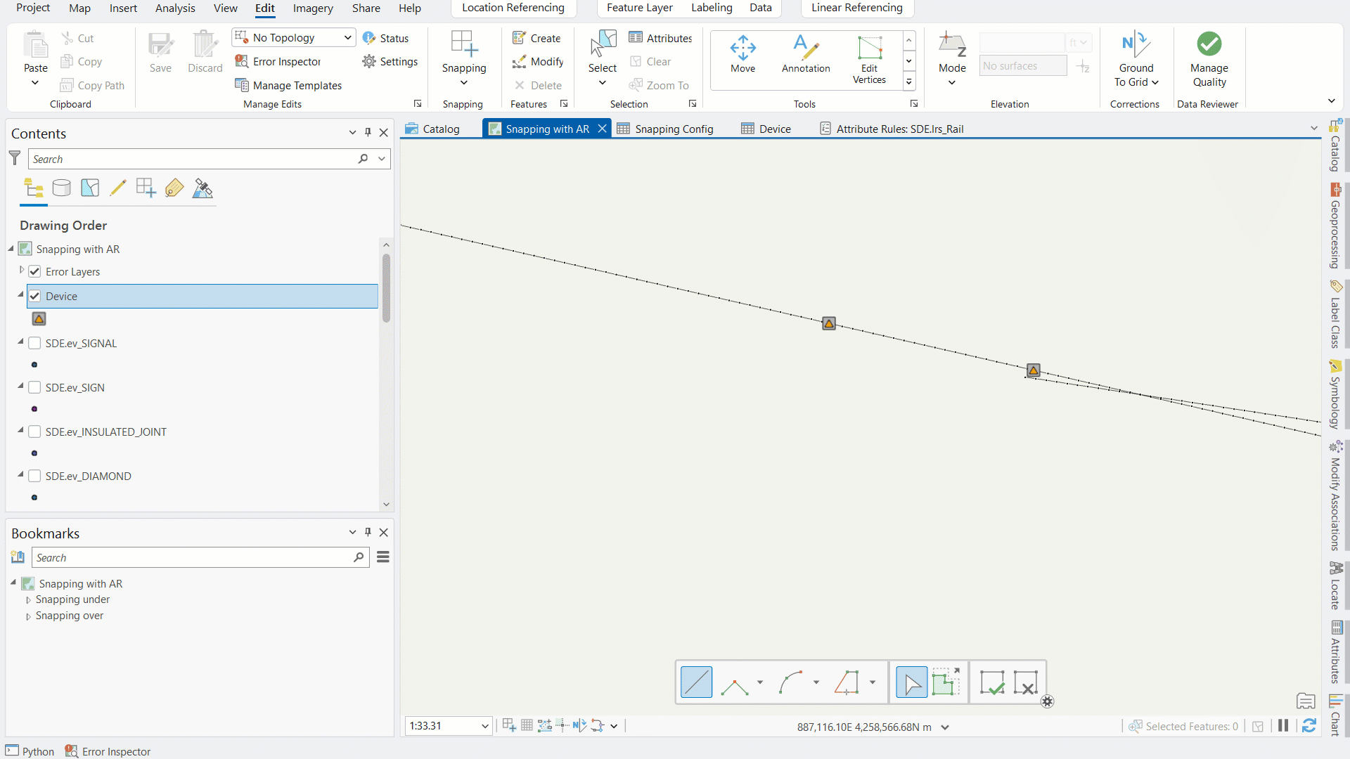 Snapping with Attribute Rules - Esri Community