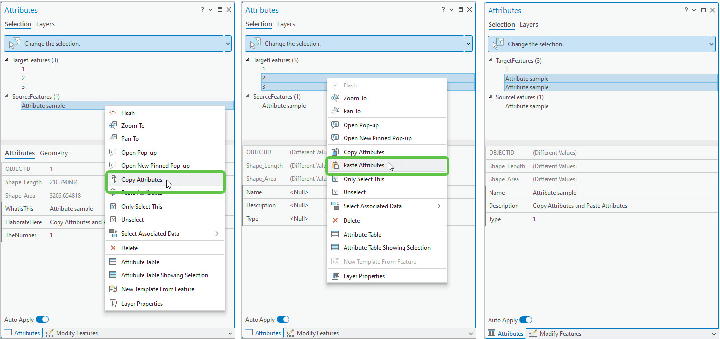 Transferring attributes between features - Esri Community