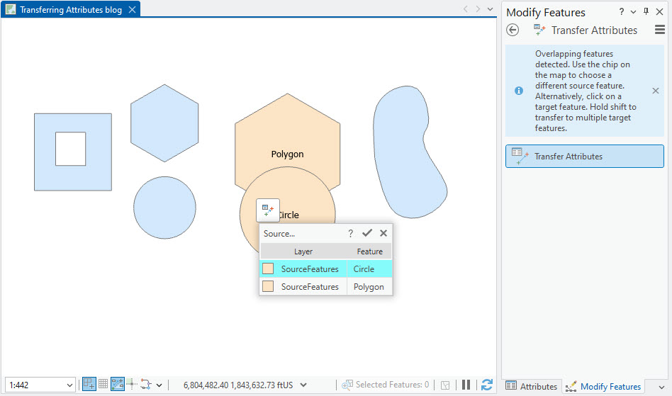 Transferring attributes between features - Esri Community