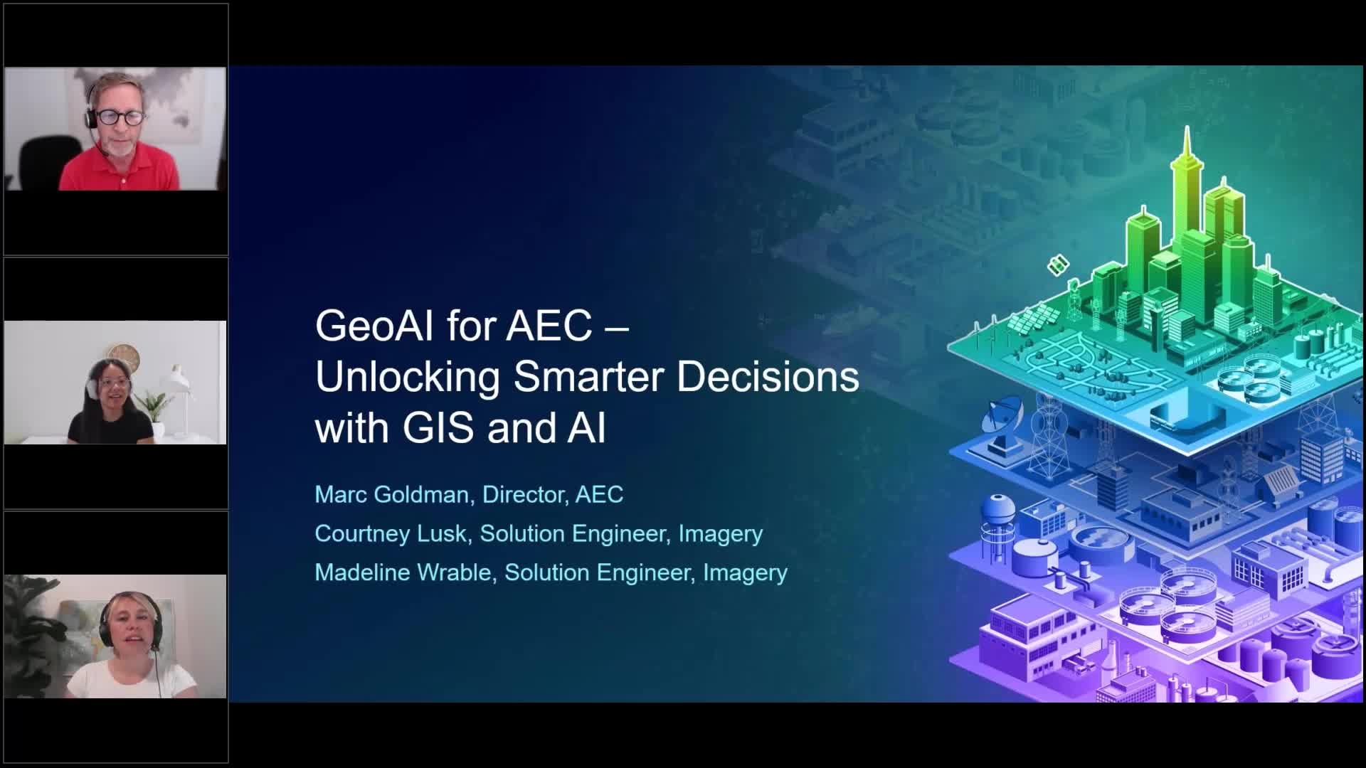 Webinar: GeoAI for AEC - Unlocking Smarter Decisio... - Esri Community