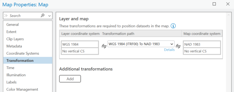 Solved: Why does the geographic transformation involving t... - Esri ...
