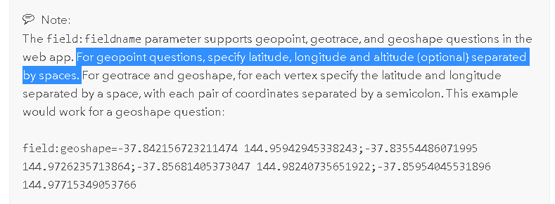 Solved: How to prepopulate a geopoint location in S123 fro... - Esri Community