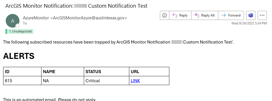 Creating Customer Notifications in ArcGIS Monitor ... - Page 2 - Esri ...