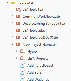 Solved: Shared project template with toolbox creates an ex... - Esri ...