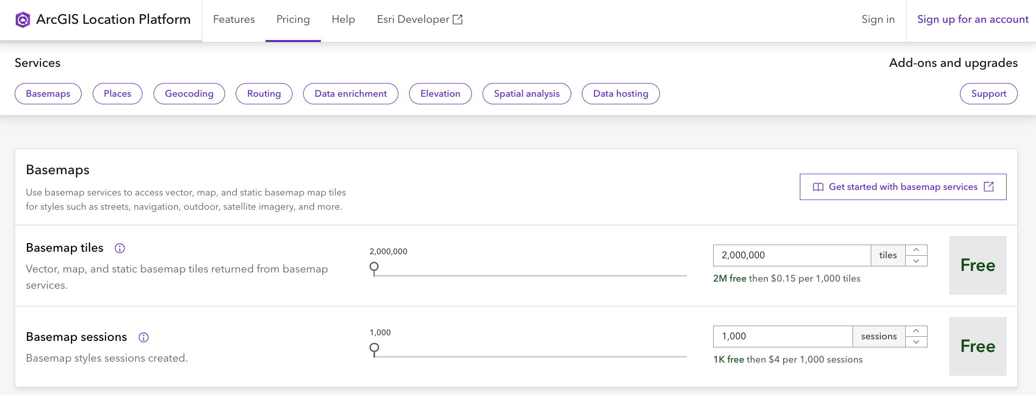 ArcGIS Location Platform の新機能「ベースマップ セッション」のご紹介 - Esri Community