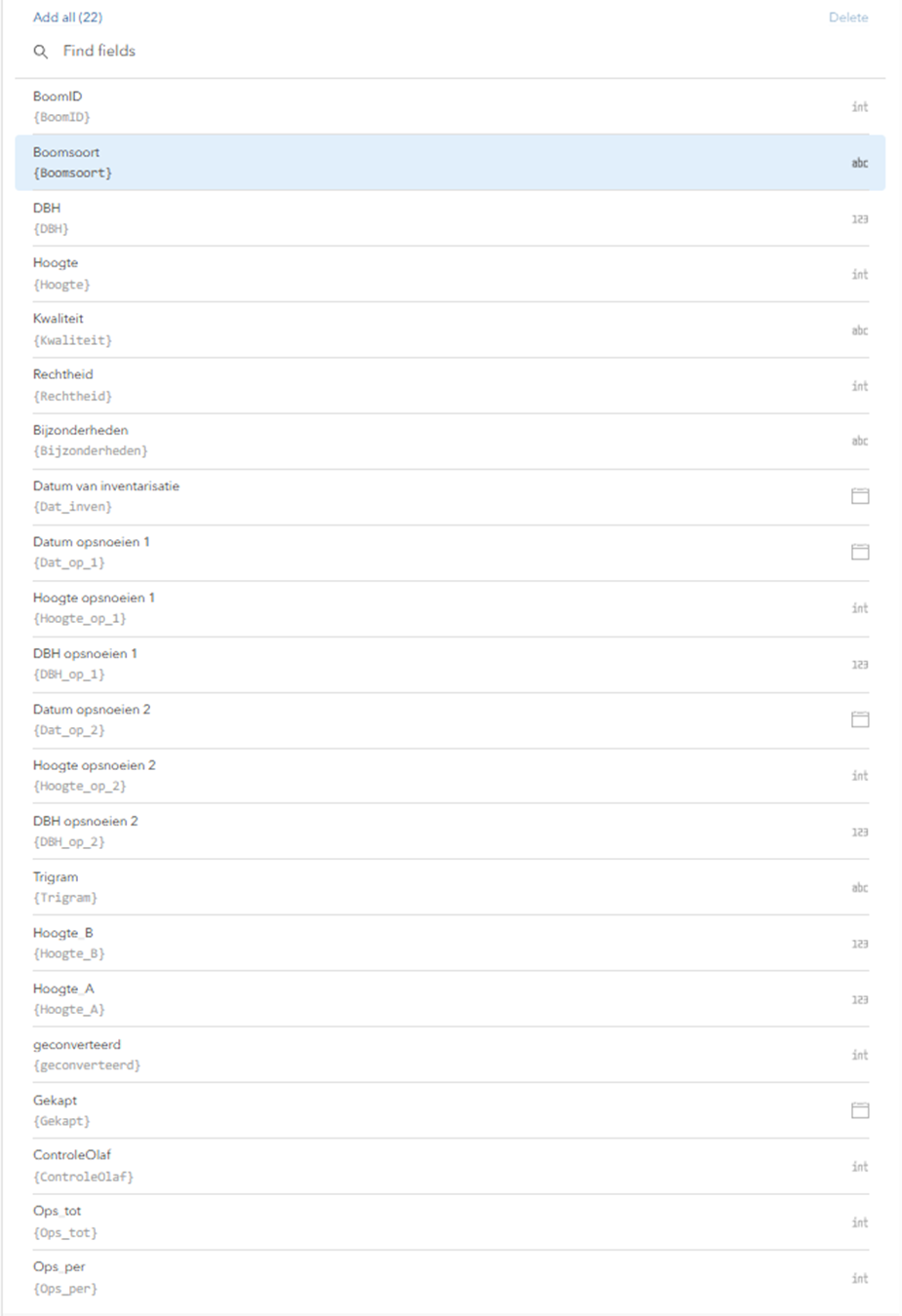 Solved: invalid column names in Field Maps - Esri Community