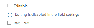 Solved: Unable to enable editing for a field in Map Viewer - Esri Community