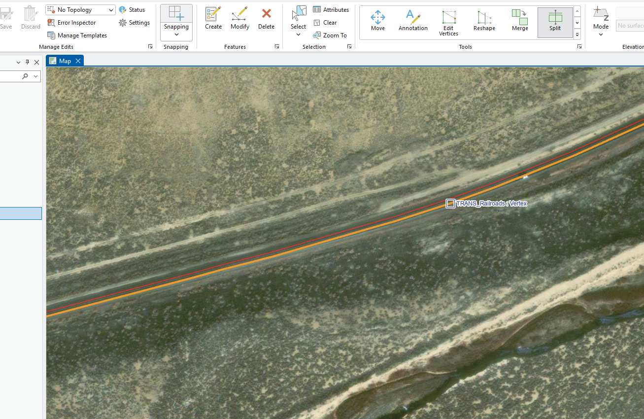 Allow lines to be split at vertexes in ArcGIS Pro - Esri Community