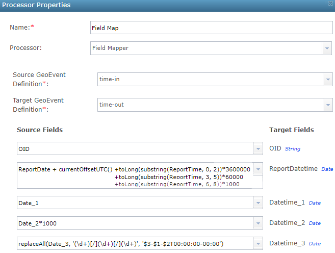 GeoEvent 10.9: Using expressions in Field Mapper P... - Esri Community