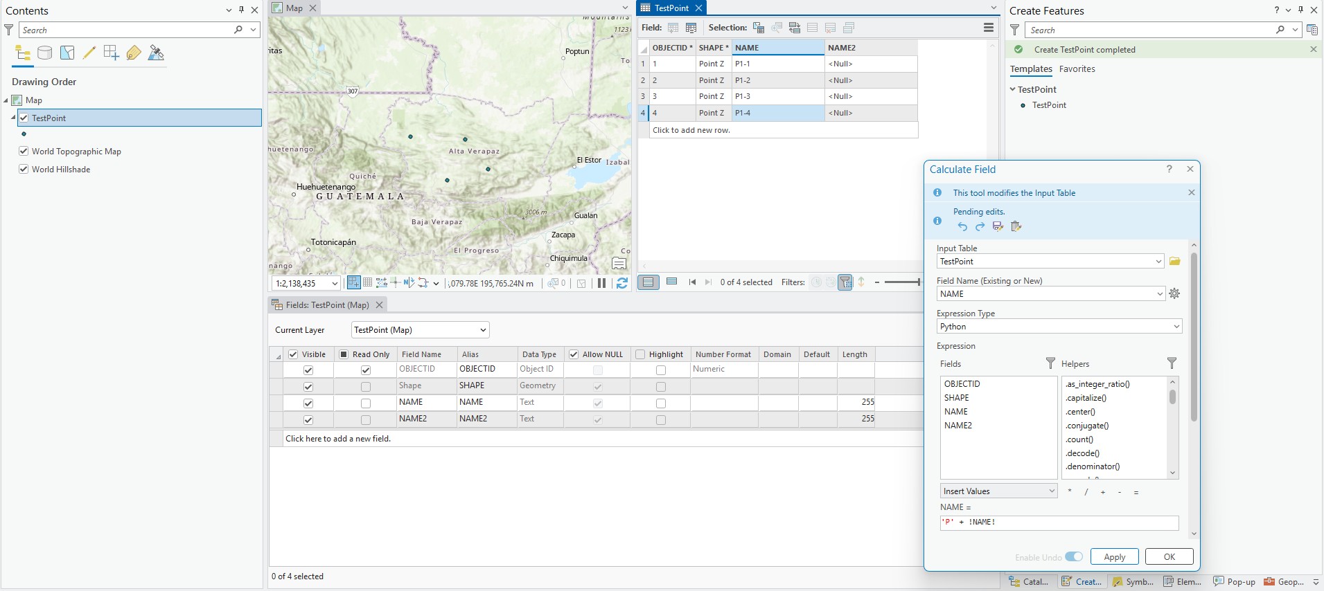errors 001156 & 000595 when using Calculate field ... - Page 2 - Esri Community