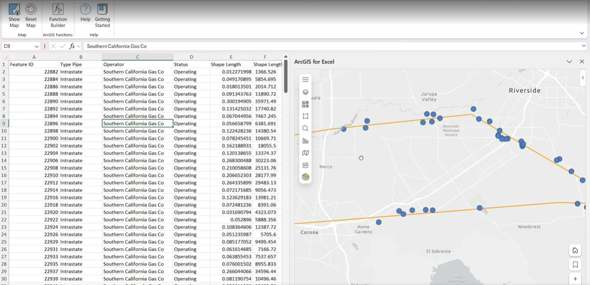 Adding polygon and polyline layers from Excel data... - Esri Community