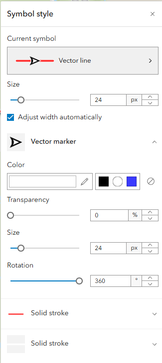 Solved: Vector Offset Symbol in Map Viewer - Esri Community