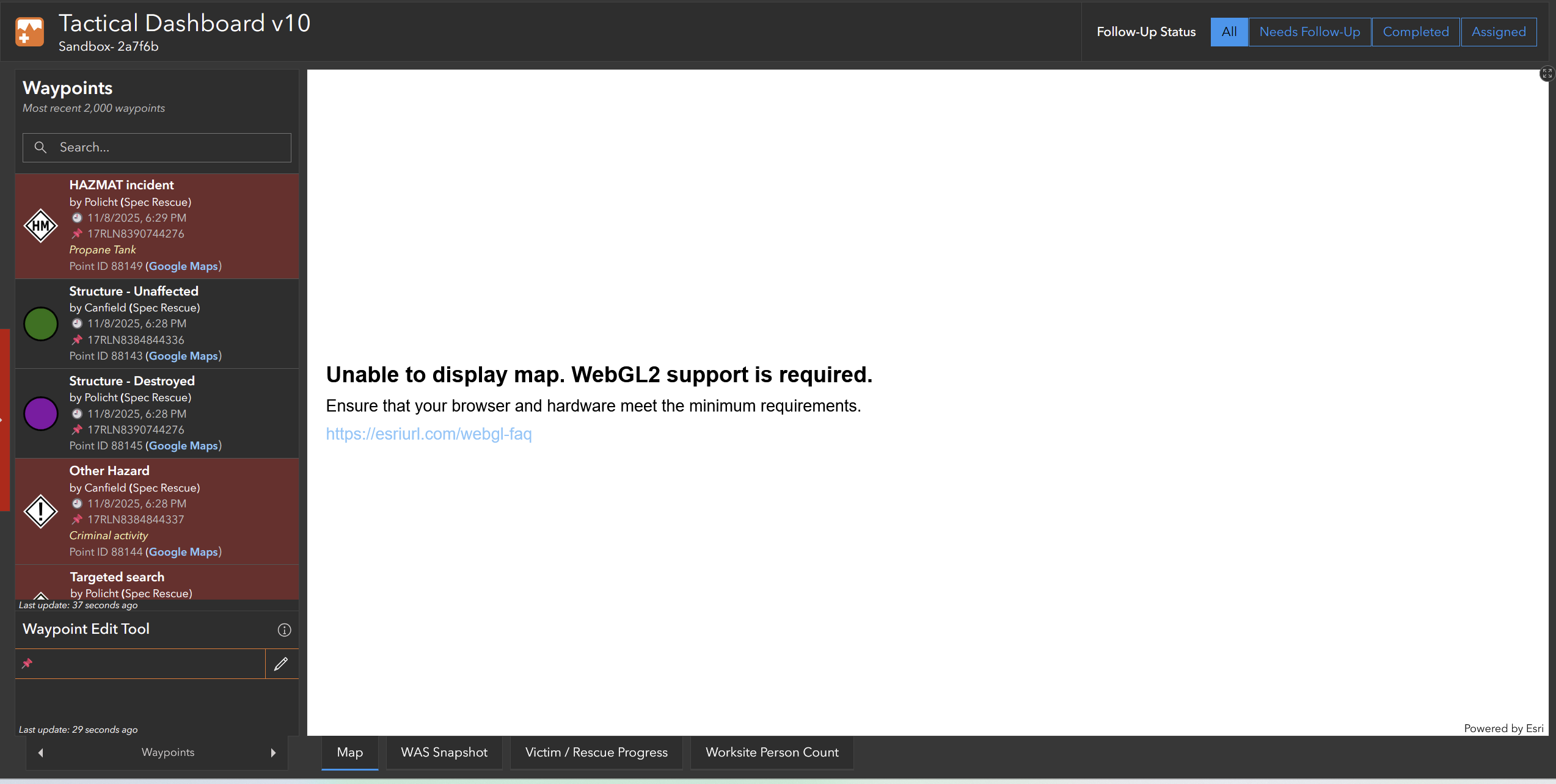 ArcGIS Online casuing AMD drivers to timeout, "Una... - Page 2 - Esri Community