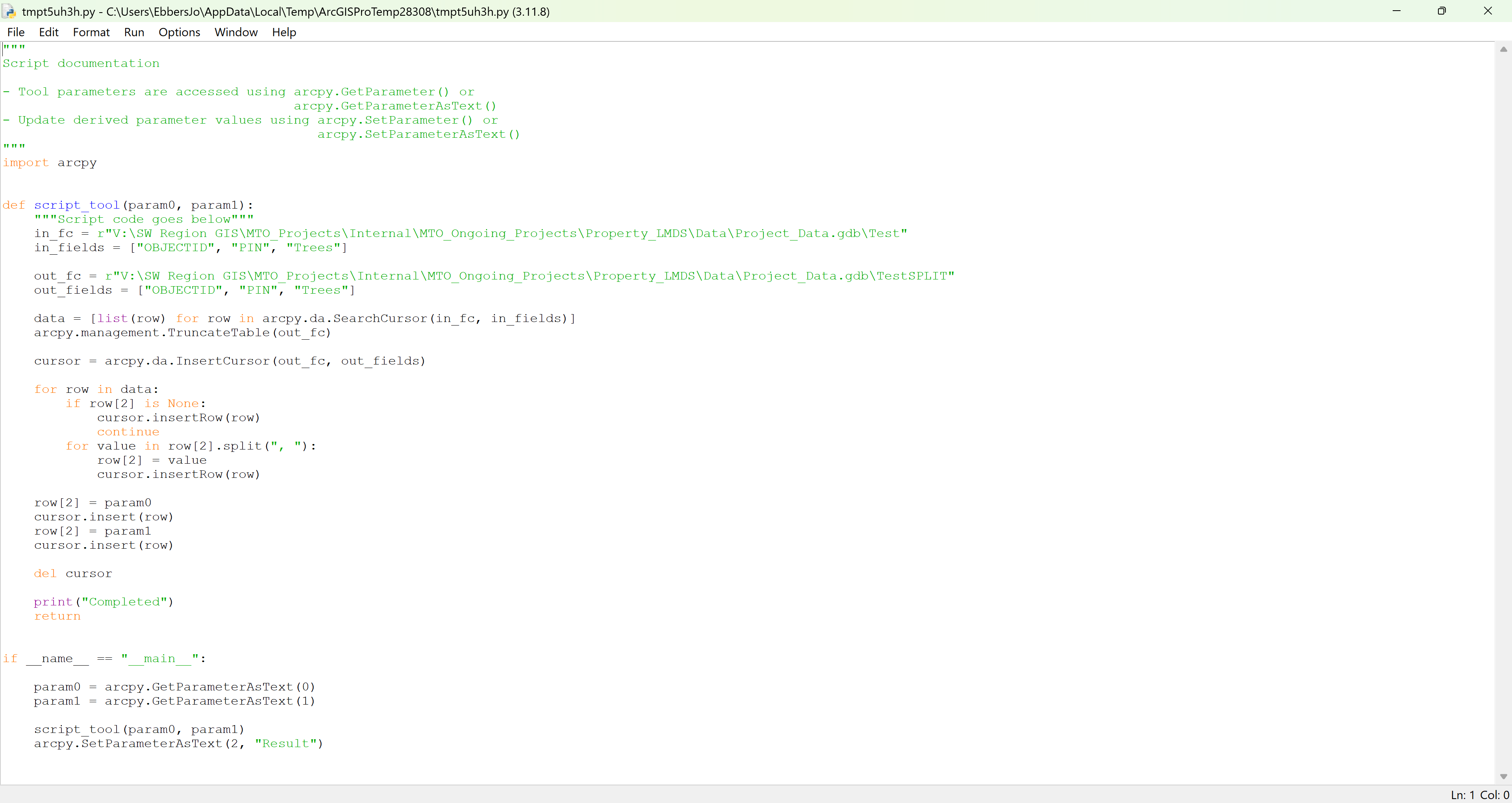Solved: Custom Python tool parameters - Esri Community