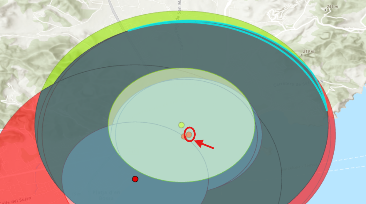 % Overlap between two polygons - Esri Community