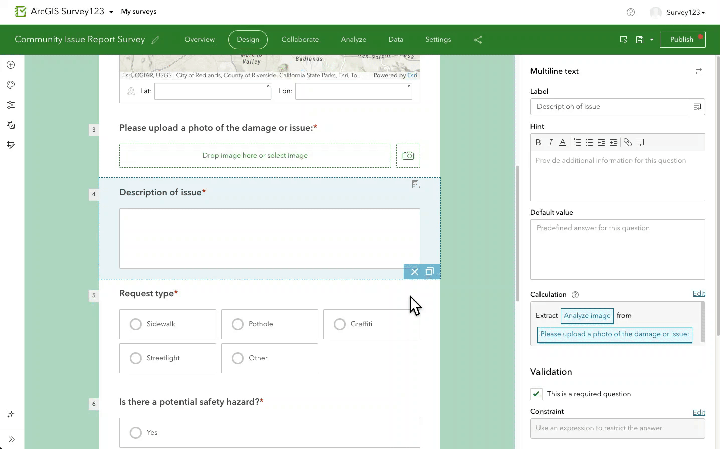 Make your Survey123 forms smarter with AI-powered ... - Esri Community