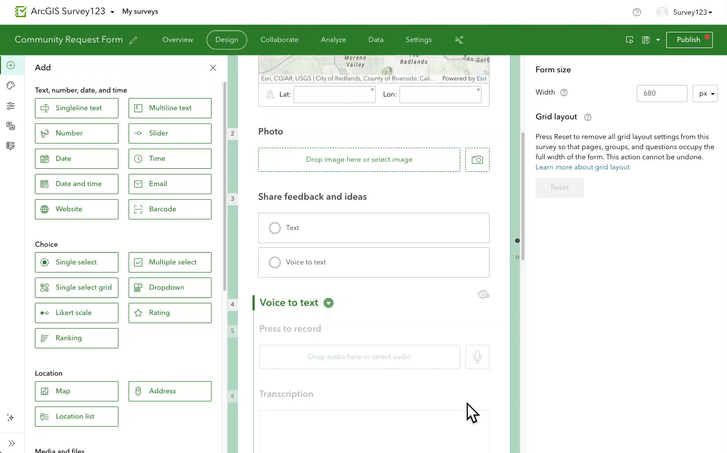 Make your Survey123 forms smarter with AI-powered ... - Esri Community