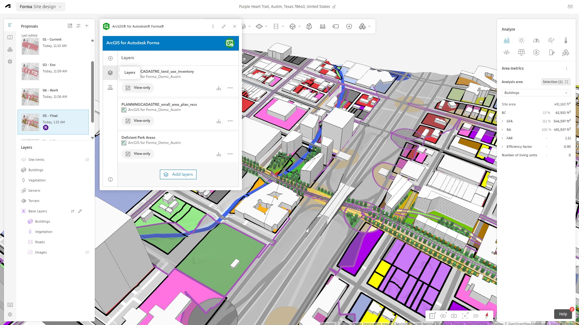 Introducing ArcGIS for Autodesk Forma - 1.0.0 - Esri Community