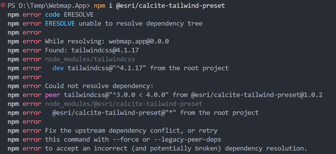 Solved: Calcite Components with Tailwind CSS - Esri Community