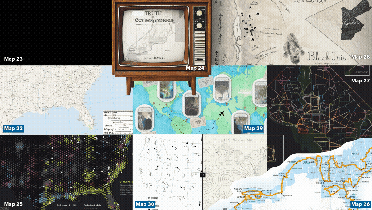 That's a Wrap on The 30 Day Map Challenge - Esri Community