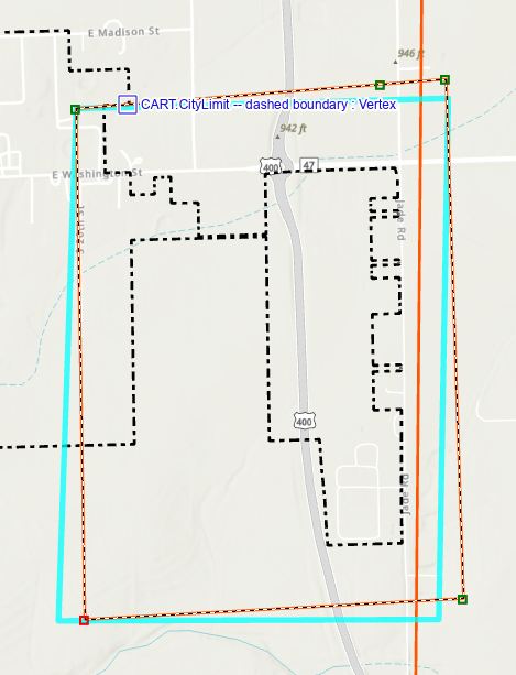 Solved: Edit Vertices causes whole polygon to tilt - Esri Community